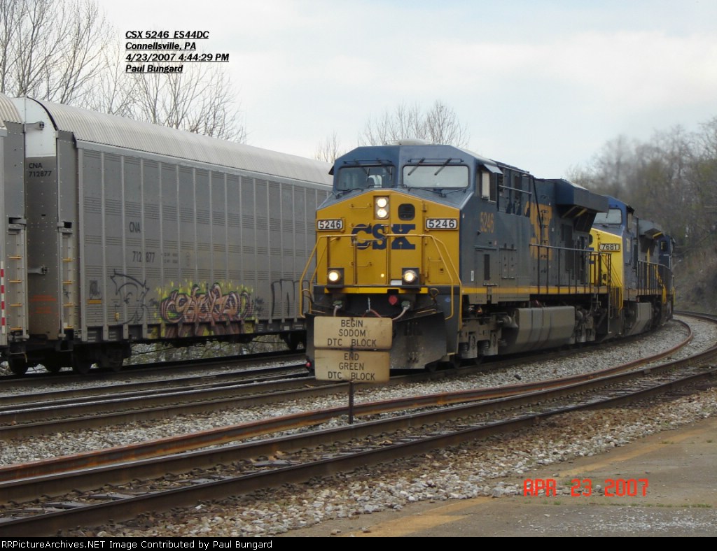 CSX 5246 ES44DC April 23, 2007